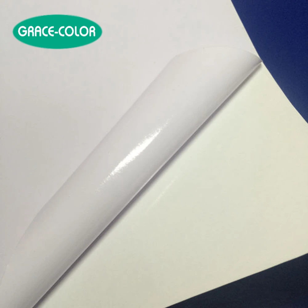 140g White Printable Glossy Self Adhesive Vinyl - Buy Vinyl,Adhesive ...