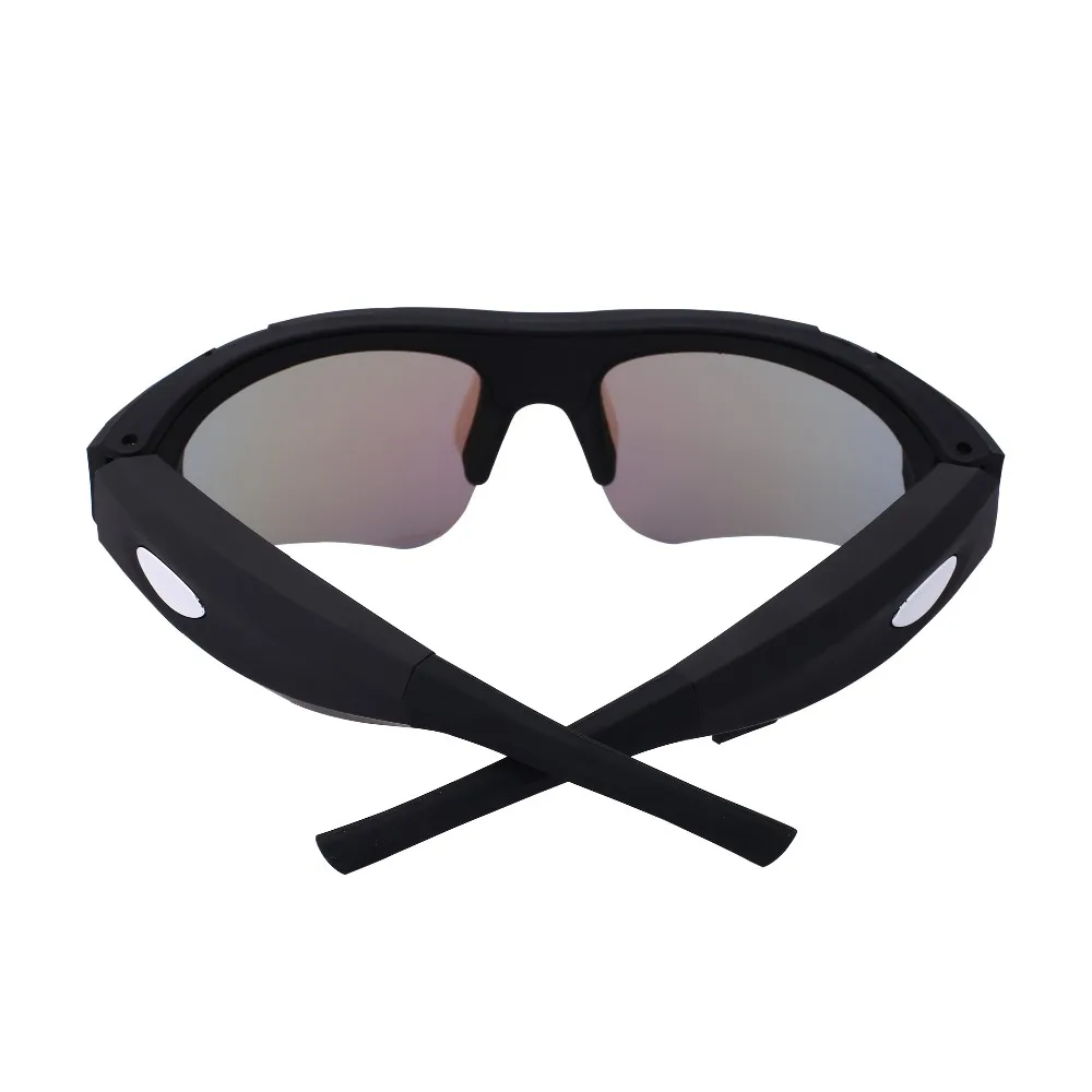 New Hd 1080p 8gb/16gb/32gb Camera Smart Glasses Black/orange Polarized ...