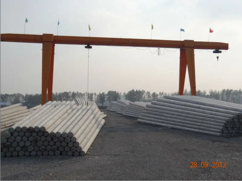 Precast Concrete Power Polel Machine with Suspension Roller Pipe Mold ...