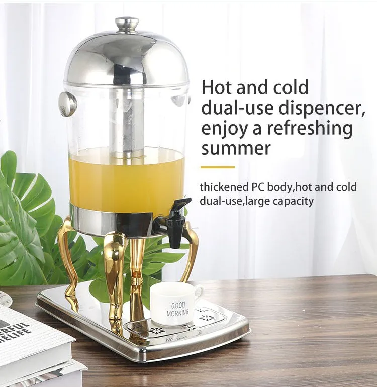 8l Luxury Fruit Juice Dispenser Beverage Dispenser For Buffet Use - Buy ...