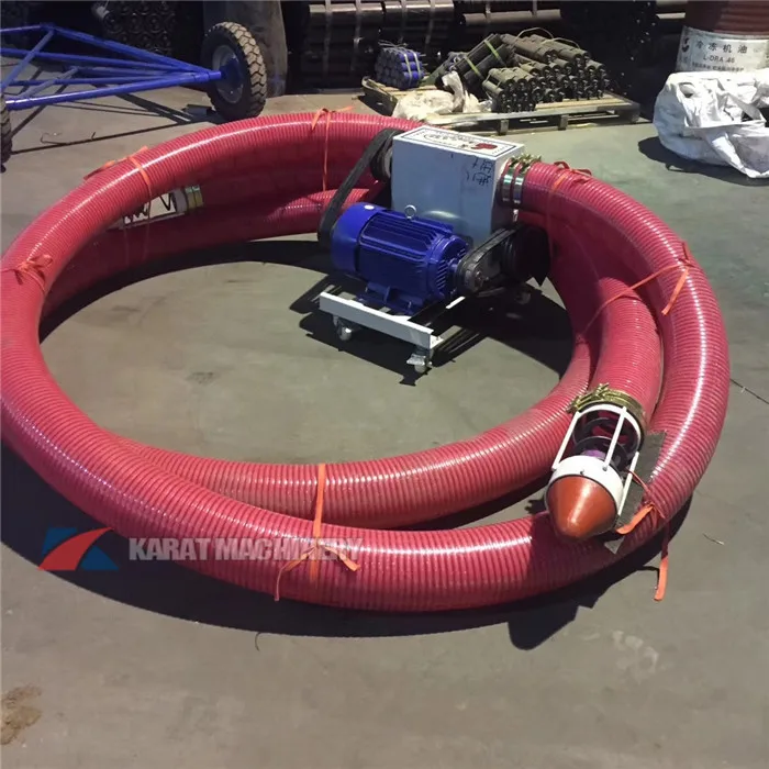 Heat Resistant Plastic Powder Auger - Flexible Screw Conveyor