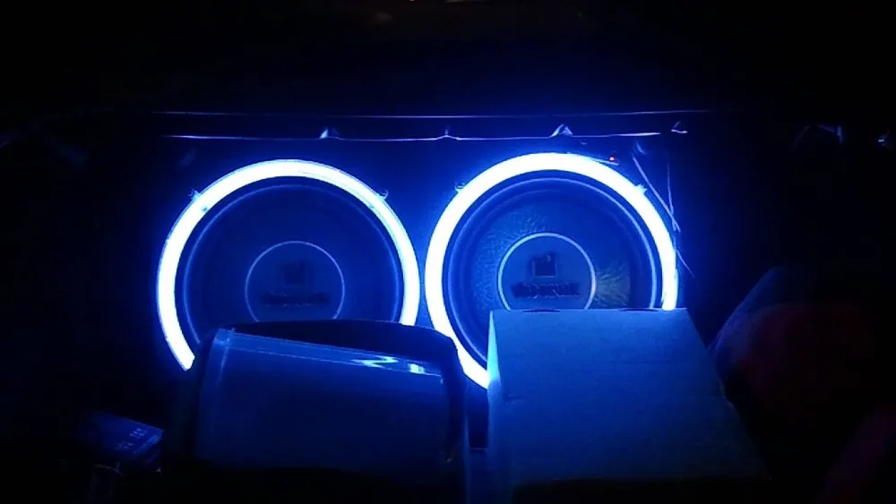 Clear Led Speaker Ring - Buy Acrylic Led Ring 10'',Remote Light Rings ...