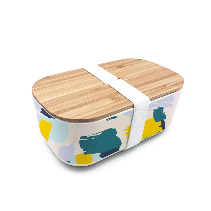 Wholesale Eco Bamboo Fiber Food Container Bamboo Fiber Bento Box - Buy ...