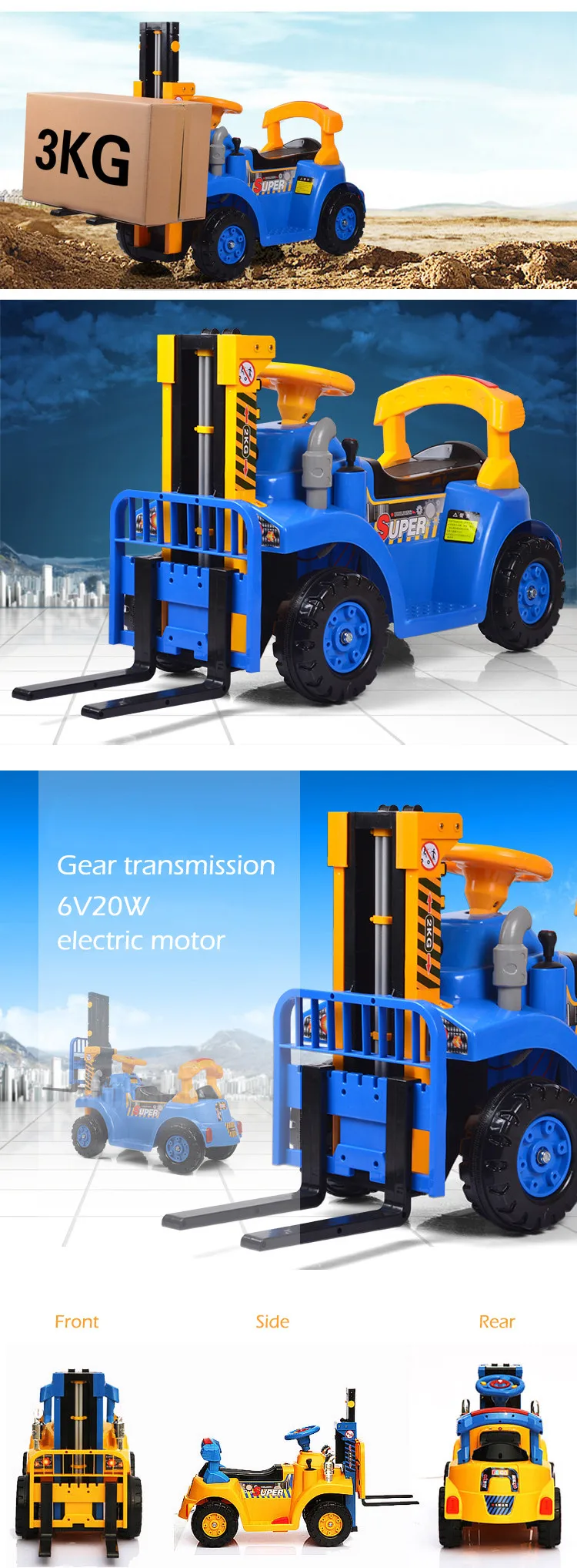 Forklift Toy For Kids Toy Forklift For Child Custom Kids Toy Ride On ...