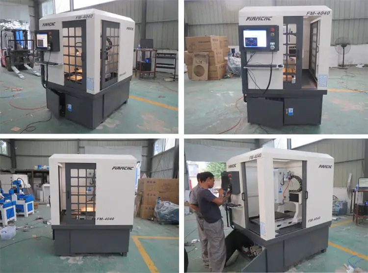 Taiwan Delta 5 Axis Mini CNC Milling Machine for Metal & Aluminum OEM