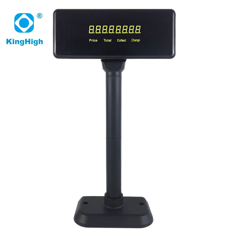 LED POS Pole Display Cash Register - English Customer Displays