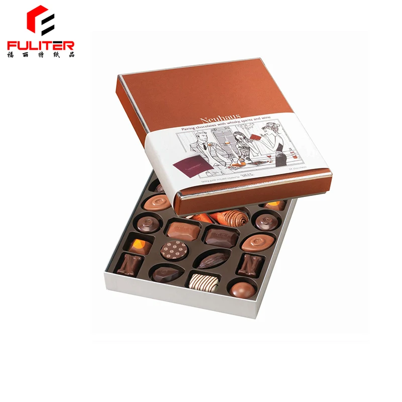 Luxury Cardboard Chocolate Pralines Packaging Gift Box - Buy Pralines ...