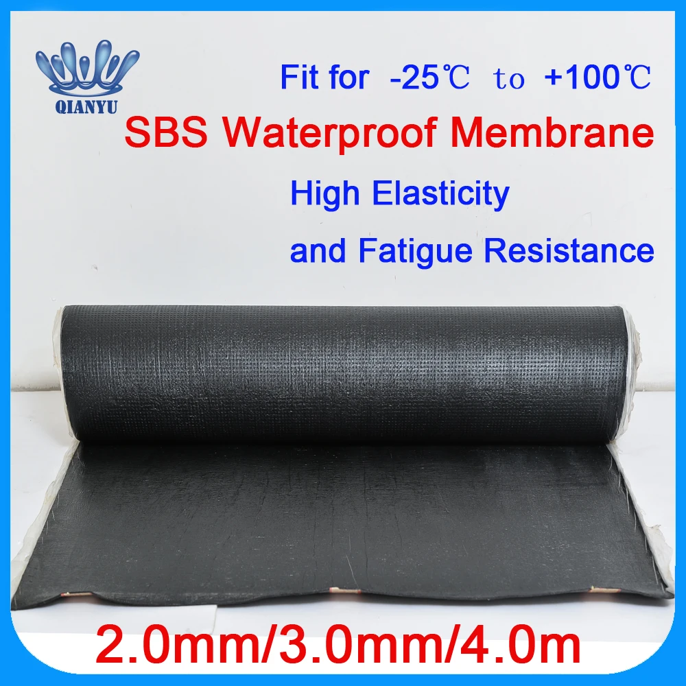 Guangzhou Factory Price 2mm 3mm 4mm Sbs Modified Bitumen Waterproofing ...
