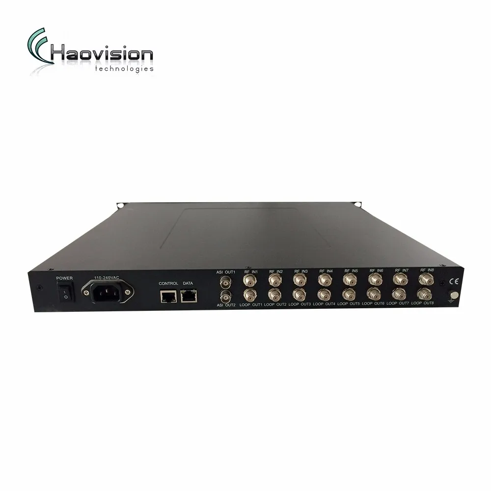 Digital Catv Headend Equipment 8 Dvb-s/s2 Tuner Fta Ird With 8psk ...