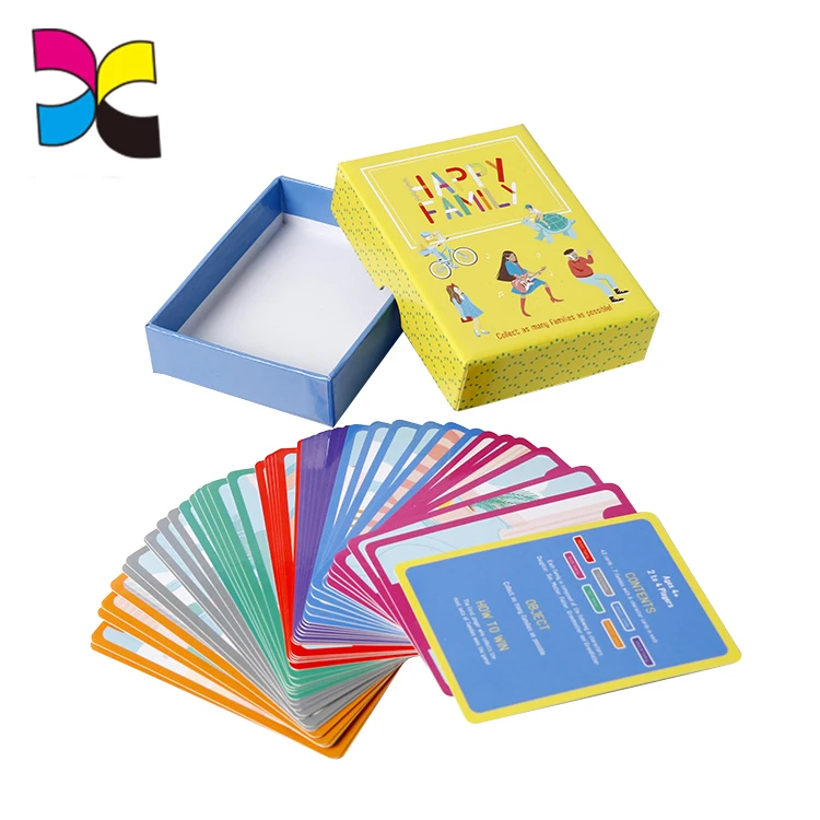 Customizable Cardboard Flash Cards - Full Color Printing