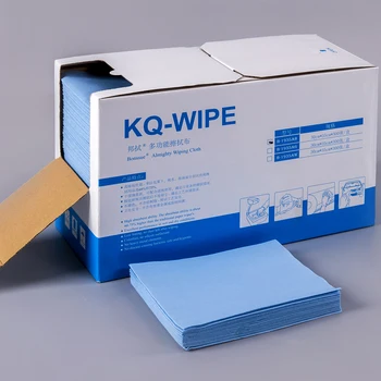 Blue Color Industrial Wipe Cloth Multipurpose Wipes Non Woven Cleaning ...