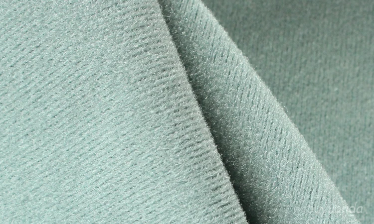 Warp Knitted 100% Polyester One Side Brushed Tricot Loop Velvet Fabric ...