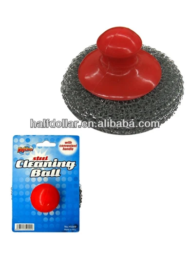 Kitchen Cleaning Scrubber/cleaning Mesh Dish Scrubber With Handle ...