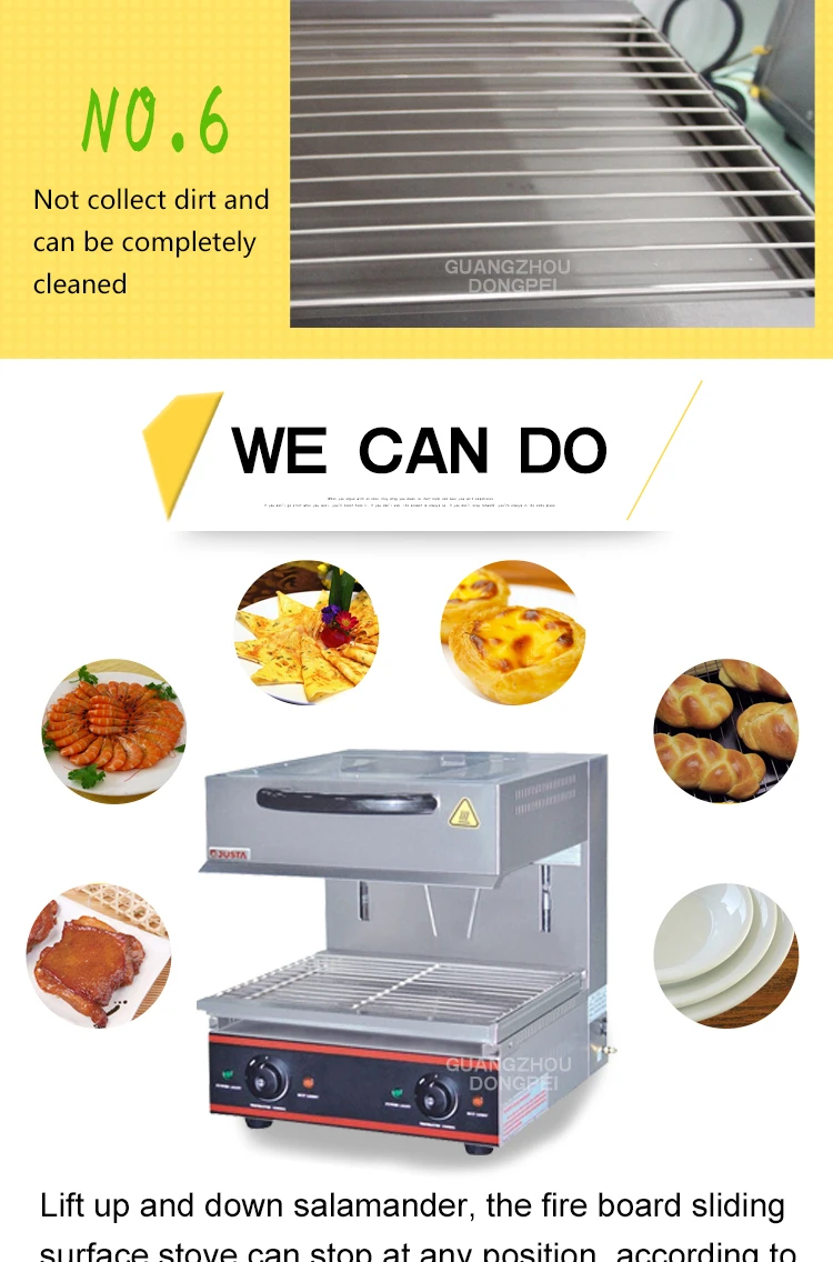 Commercial Up&down Electric Salamander Machine/ Kitchen Salamander ...