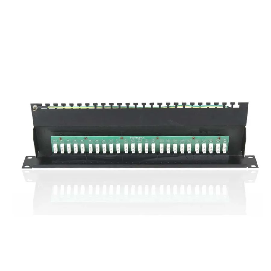 25 Port 50 Port Voice Data Modular Cat3 Rj11 Telephone Patch Panel ...