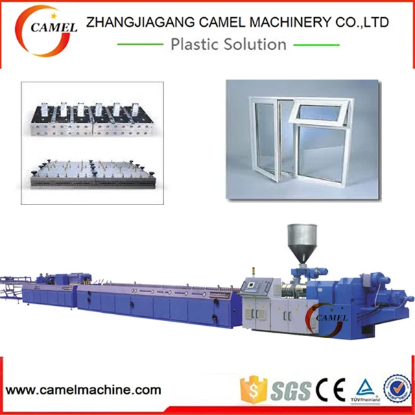 Upvc Window Frame Production Line Upvc Profile Extruding Machine - Buy ...