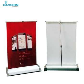Cheap Price A3 A4 Mini Roll Up Banner Pocket Desktop Roll Screen ...