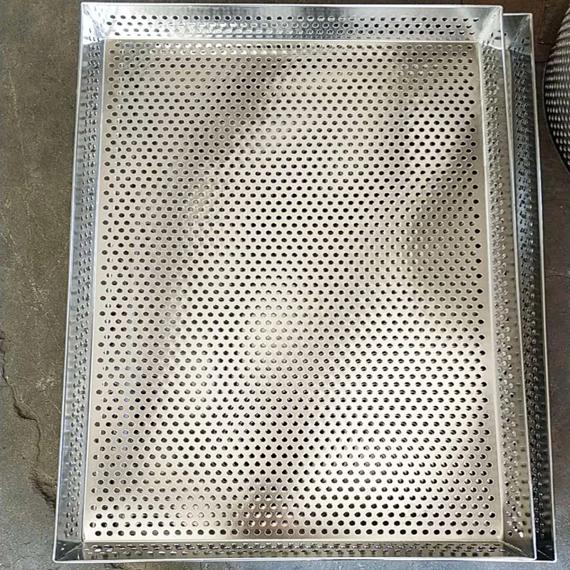500x800mm Stainless Steel Eel Drying Perforated Trays