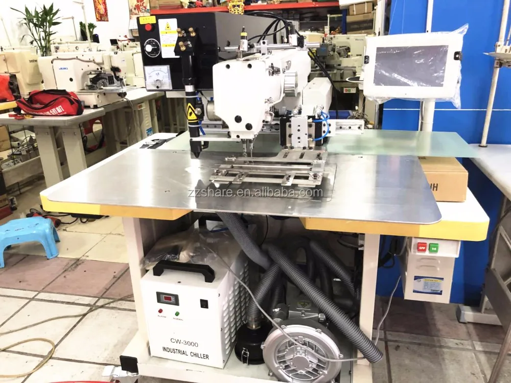 Industrial Automatic Pocket Welting Machine Pocket Envelope Overlock ...