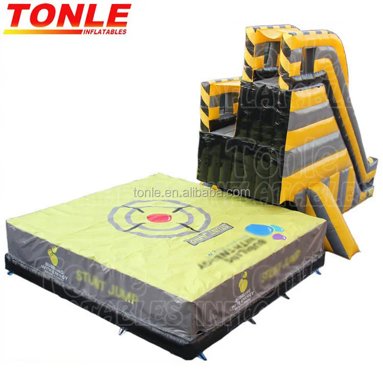 Drop Zone Double Stunt Jump Freefall Inflatable Air Bag Stunt,Free Fall ...