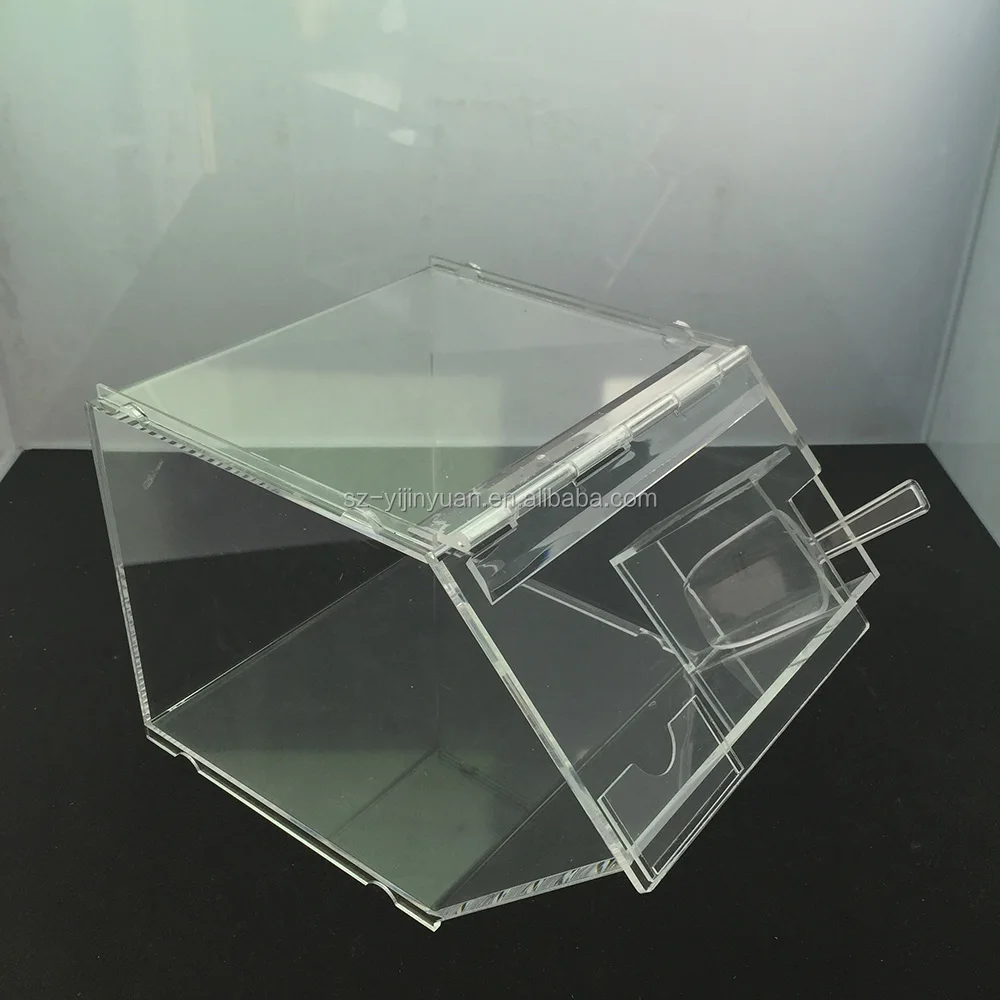 Wholesale Stackable Acrylic Candy Display Case Supermarket Use Large ...