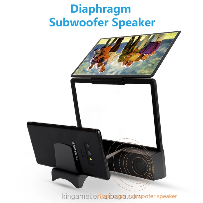Newest mobile phone screen amplifier with Bluetooth speaker ,3d cell ...