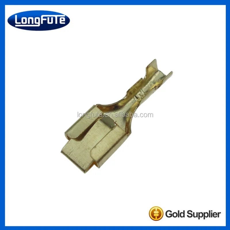 Dj621-b6.3a Brass Electrical Connector Terminalal - Buy Wire Terminal,Dj621-b6.3a,Wire Harness ...