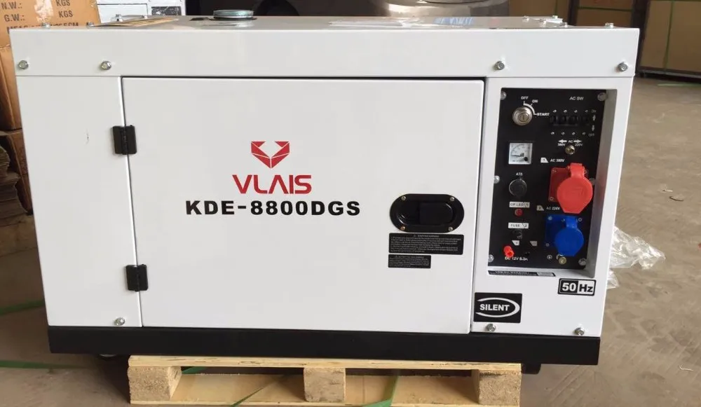 Super Silent 8.5kva Home Diesel Generator - VLAIS KDE8800