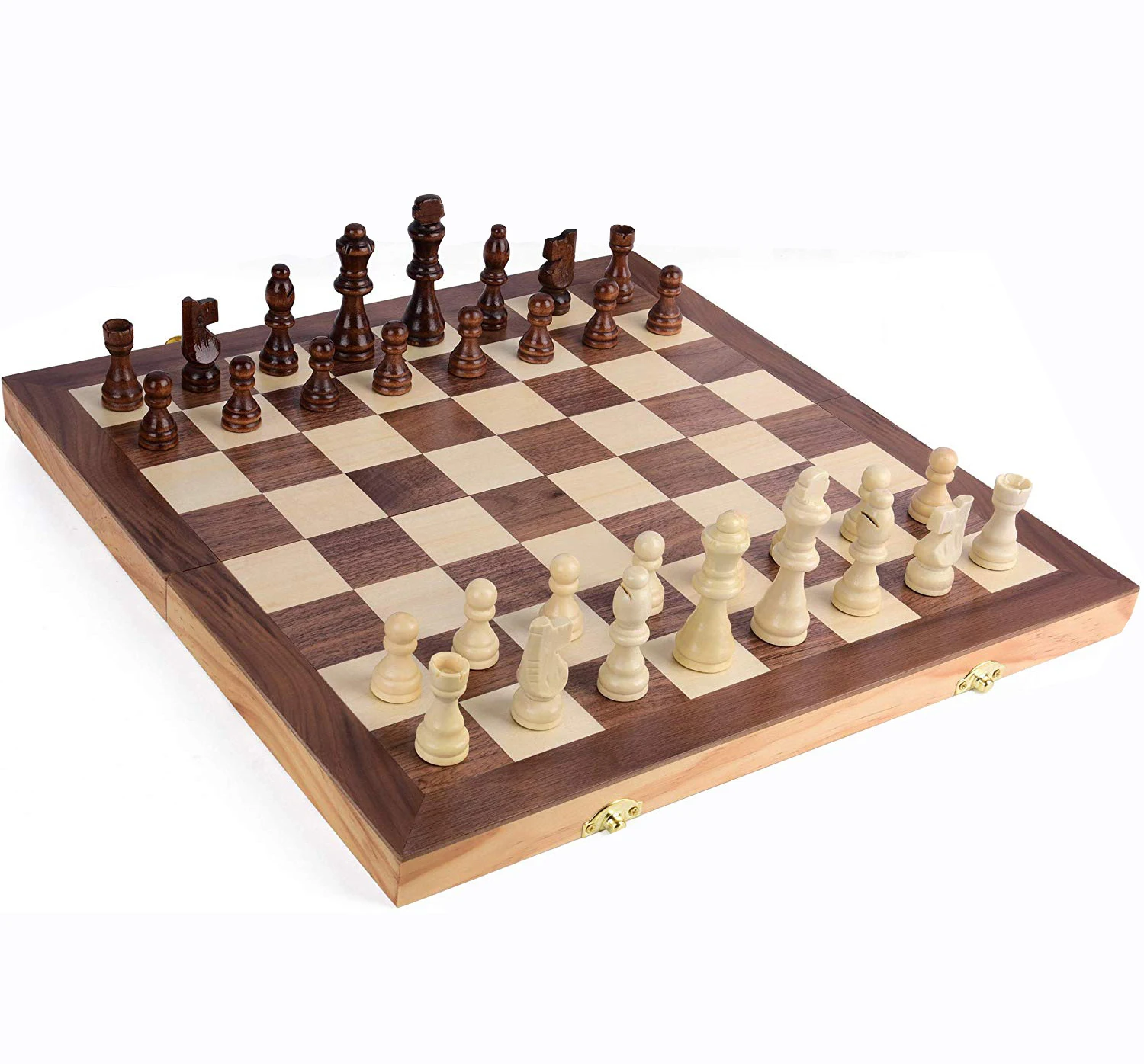 Professional Chess Set Wooden Beginner Chess Set For Kids And Adults ...