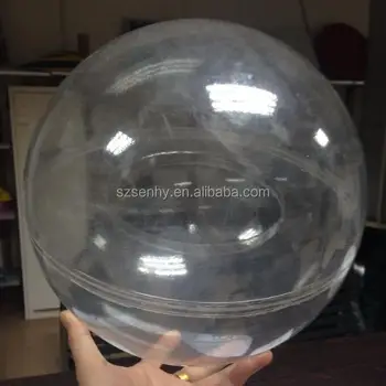 Christmas Decorating Big Clear Plastic Open Balls - Buy Plastic Open ...