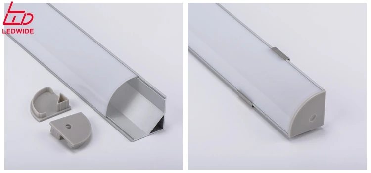 Big Size Right Angle 45 Degree Aluminum LED Channel Corner