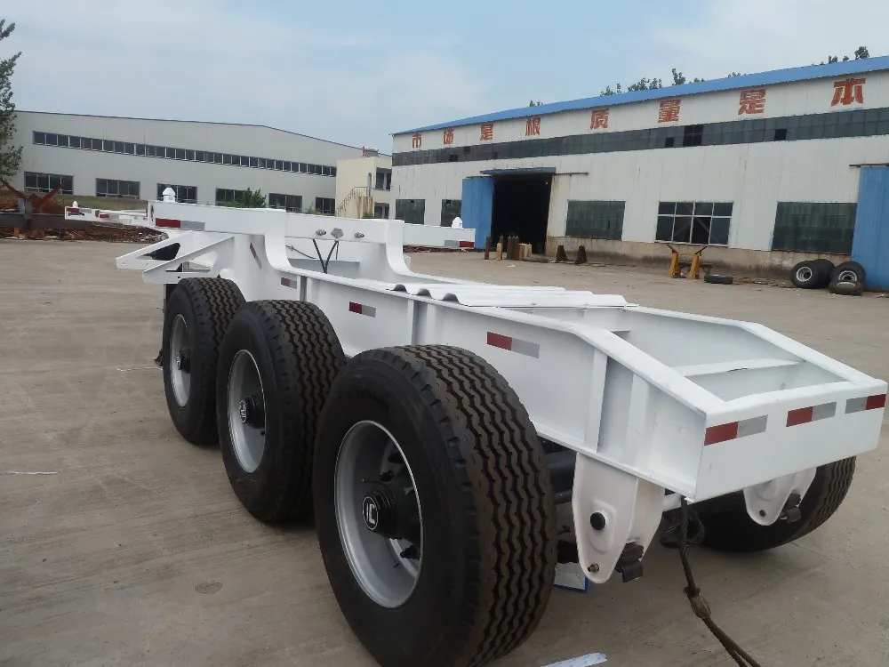 Dolly Fifth Wheel Linking Flatbed 3 Axles 40ft Container Interlink ...