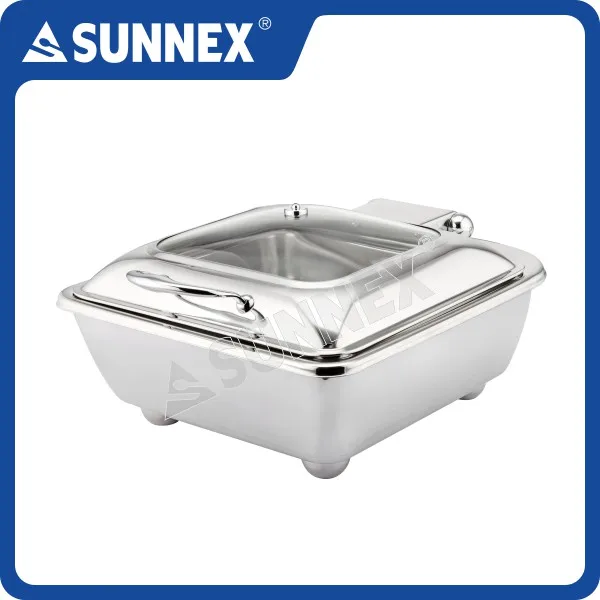 Sunnex 6.8 Liter Round Roll Top Chafing Dish Set - Buy Chafing Dish ...