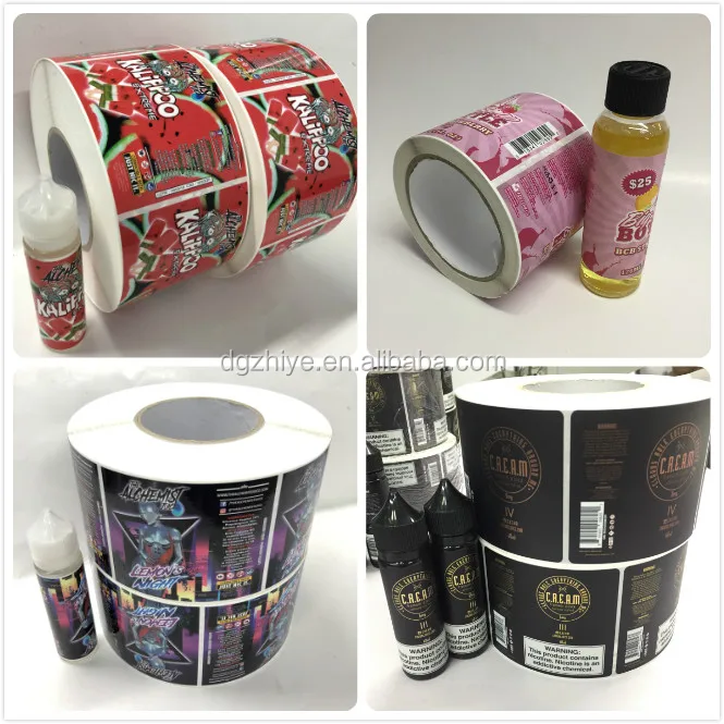 Custom Printing Chrome BOPP Rolled Label - Durable & Waterproof