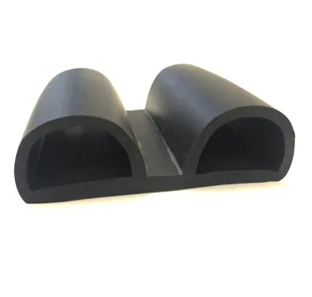 Double D Shape Rubber Seal Strips Epdm / Neoprene/ Nitrile Rubber ...