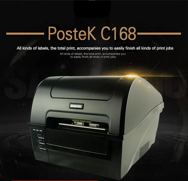 4x6 Thermal Digital Printer Postek C168/200s Compact Thermal Labeling Barcode Printer - Buy ...