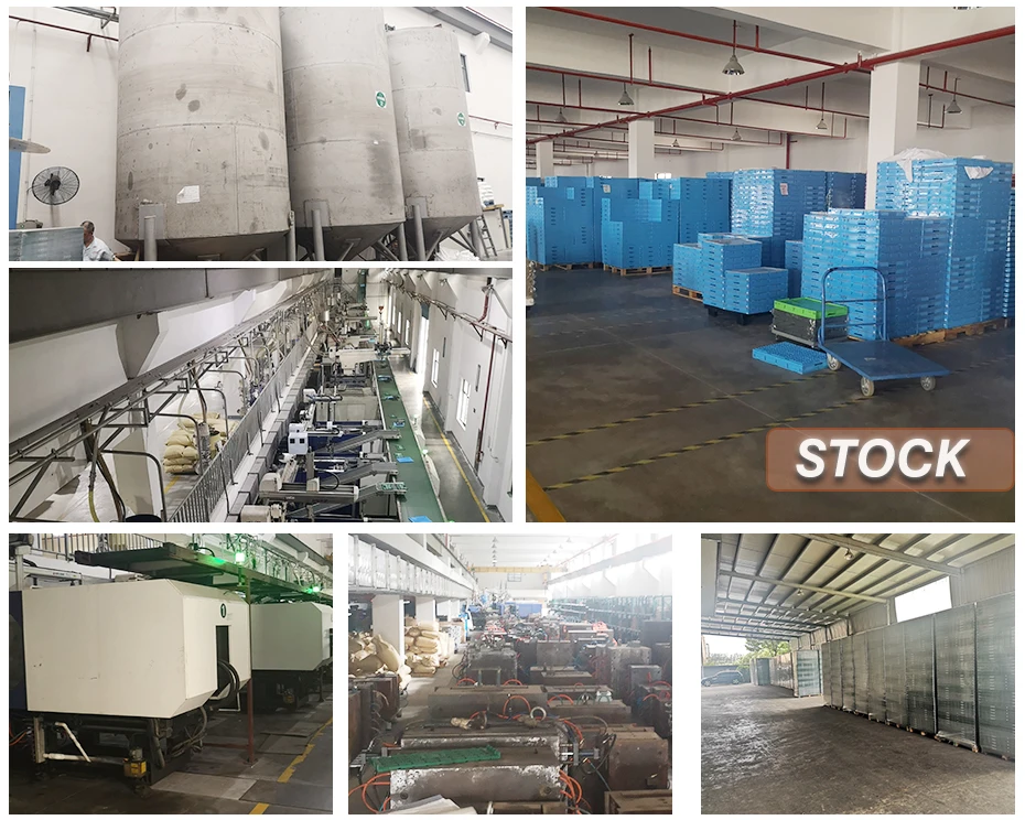 Heavy Duty Large Folding Returnable Reusable Stackable Storage Attached ...