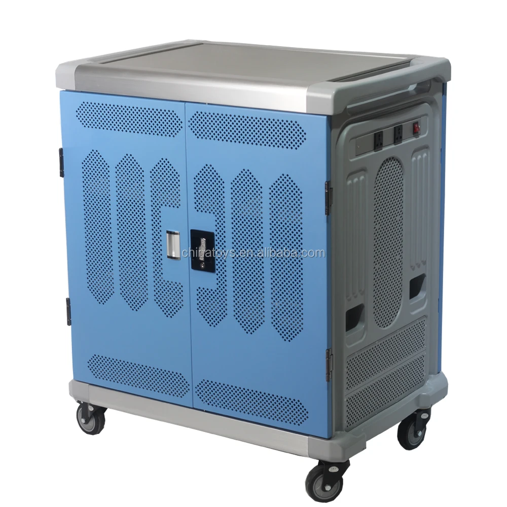 60 Devices Laptop Computer Charging Trolley Charging Station; Tablet ...