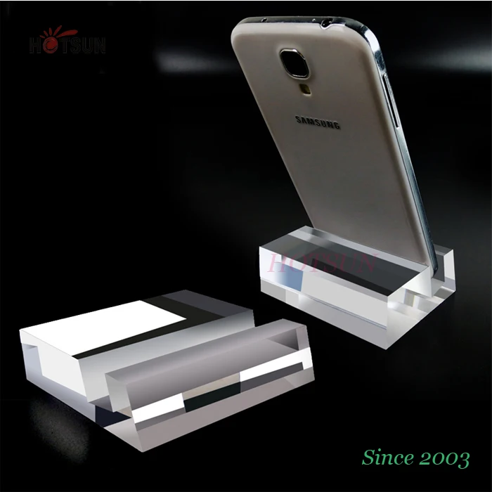 Clear Acrylic Display Stand for Mobile Phone - Handmade