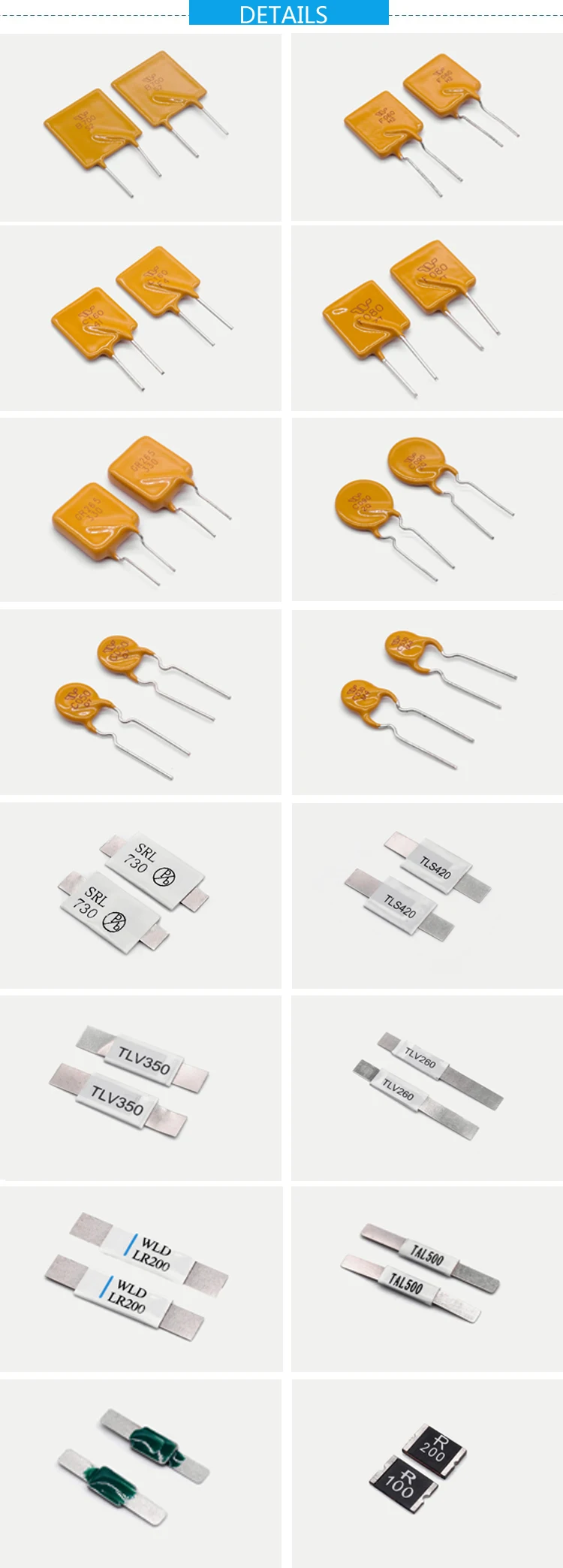 Overcurrent Protect PolySwitch Resettable SMD PPTC PTC Fuse| Alibaba.com