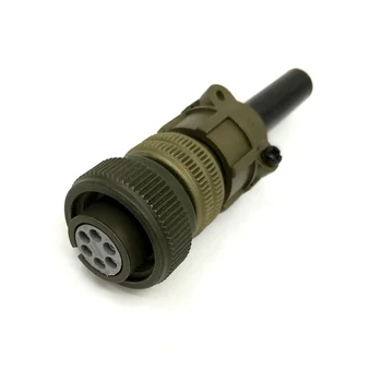 Souriau 6 Way Cable Mount Connector Plug,Pin Contacts,Shell Size 10 ...