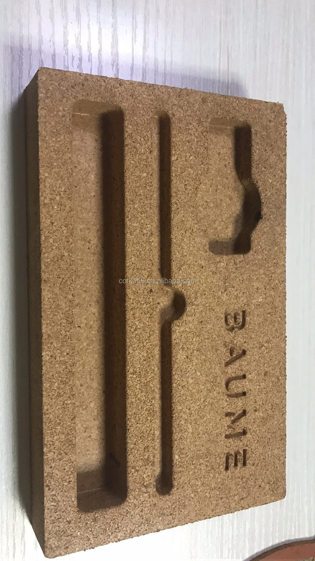 Customized Inner Tray Packaging - Moulded Cork Watch Box