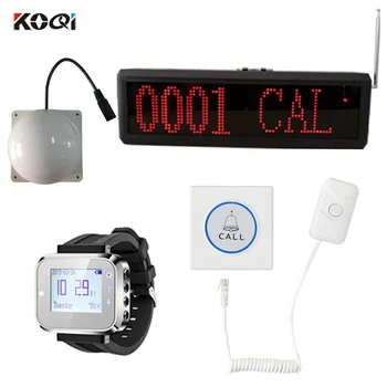 Wireless Call Bell Light System For Hospital By Display Pager Watch ...