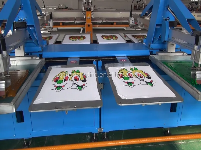 Automatic T Shirt Printing Machine - Screen Printing PNG