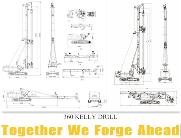 FAR250 Bauer/soilmec/mait Rotary Drilling Rig - Reliable Performance