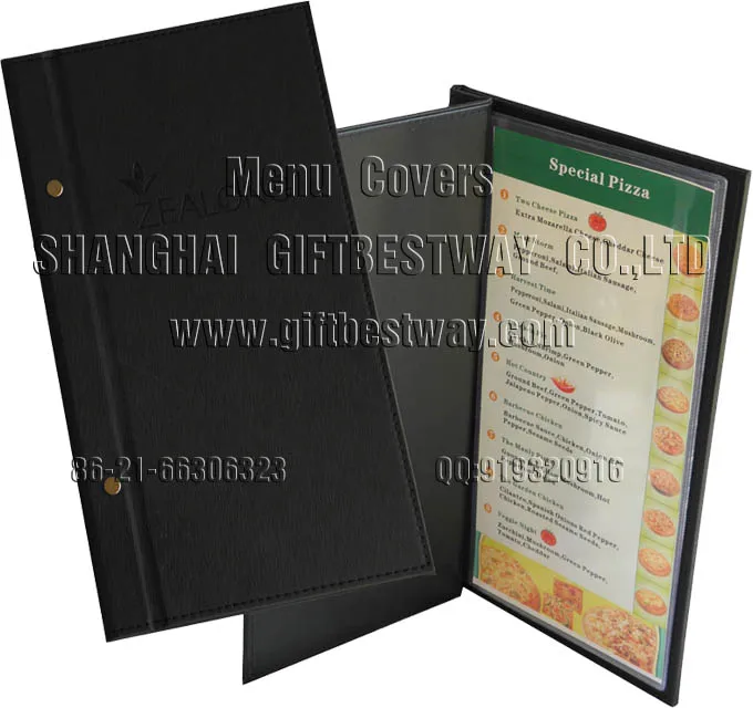 Menu Book For Restaurant Menu Cover Unique Menu Holders - Buy Menu Book ...