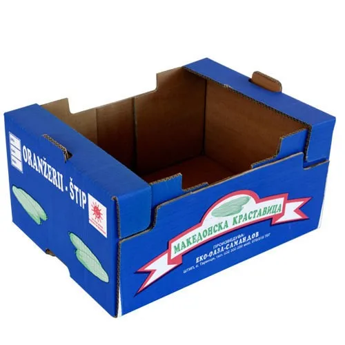 VEGETABLE BOX TRAY SHIPPING BOX MANUFACTURER - CUSTOM CORRUGATED PAPER