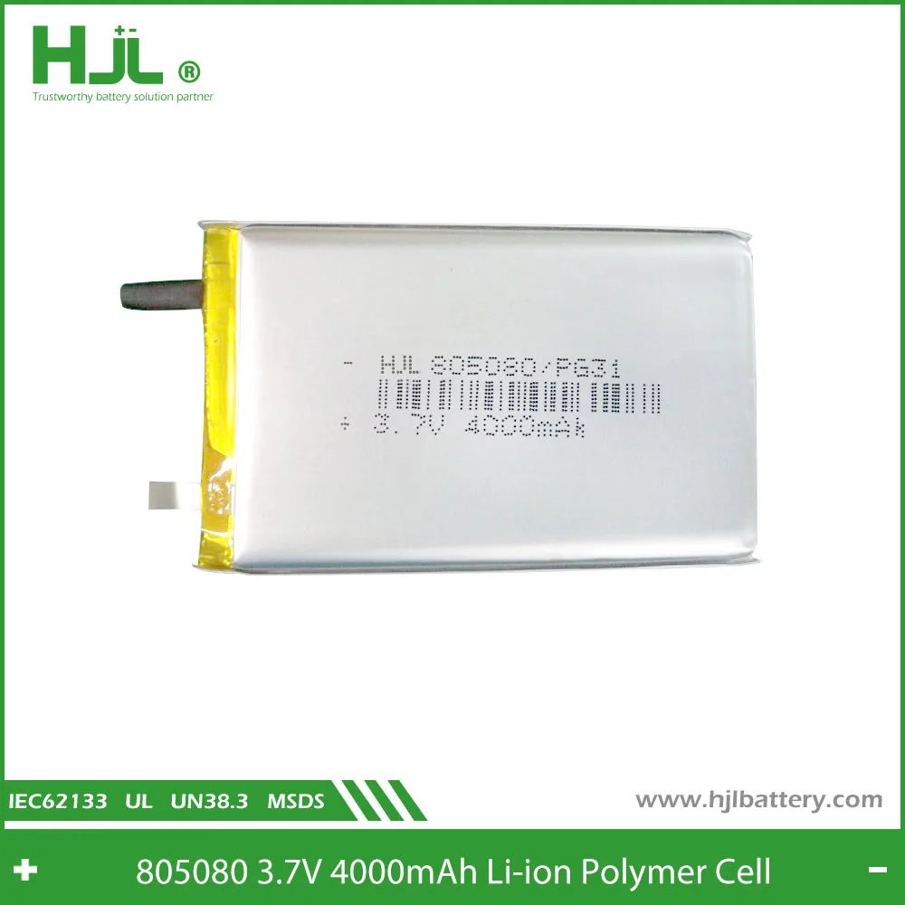 Lipo Battery 805080 4000mah 3.7v - Buy Lipo Battery For Quadcopter,Lipo ...