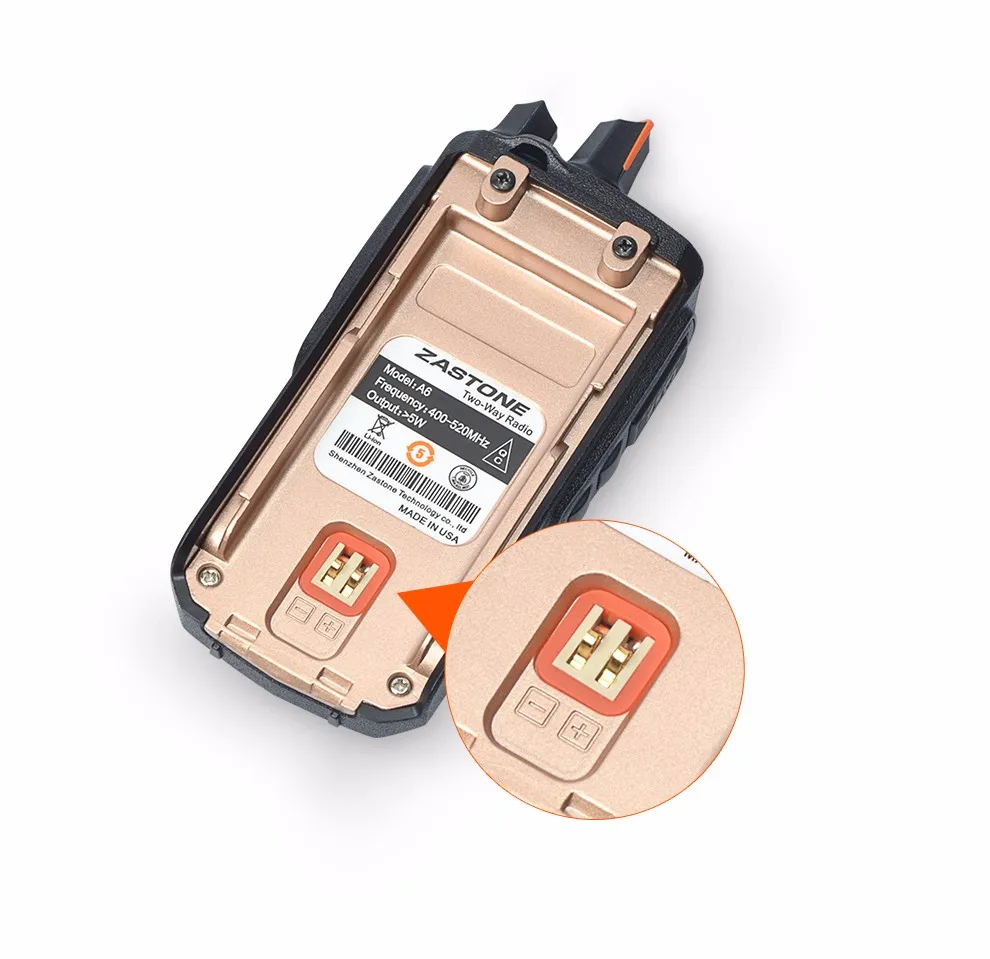 Zastone A6 Walkie-talkie Uhf 400-520mhz Walkie Talkie Walki Talki Woki ...