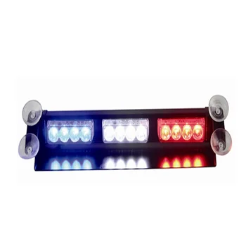 12v Security Car Led Warning Police Visor Lights Strobe Amber Deck Dash ...